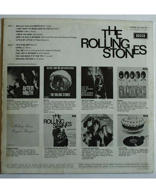 The Rolling Stones – The Rolling Stones - Tron Records | Vinyl LP - The ...