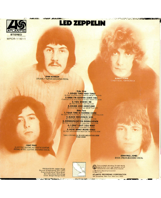 Led Zeppelin – Led Zeppelin (CD) - Tron Records | CDs - Led Zeppelin ...