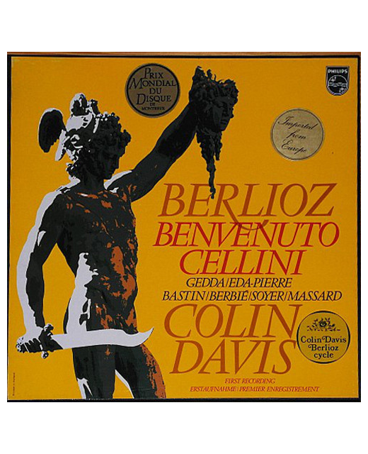 Berlioz - Benvenuto Cellini - Tron Records / Vinyl Boxsets - Various ...