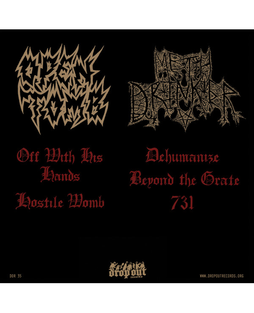 Open Tomb / Meth Drinker - Tron Records | Vinyl LP - Open Tomb / Meth ...