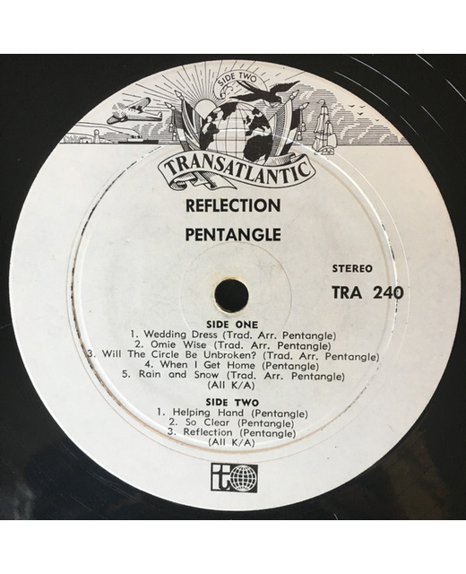 Pentangle - Reflection - Tron Records | Vinyl LP - Pentangle Rock Folk