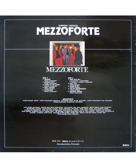 Mezzoforte - Surprise Surprise - Tron Records | Vinyl LP - Mezzoforte ...