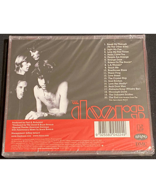 The Doors - The Very Best Of The Doors - Tron Records | CDs - The Doors ...