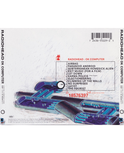Radiohead - Ok Computer - Tron Records | CDs - Radiohead Rock ...