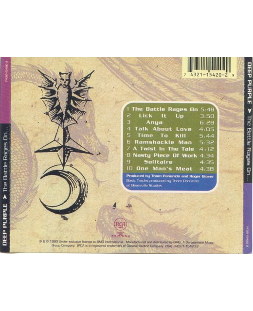 Deep Purple - The Battle Rages On - Tron Records | CDs - Deep purple ROCK HARD ROCK (Mint)