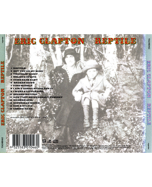 Eric Clapton - Reptile (CD) - Tron Records | CDs - Eric Clapton ROCK ...