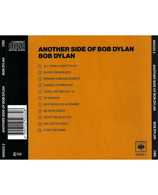 Bob Dylan - Another Side Of Bob Dylan (CD) - Tron Records | CDs - Bob ...