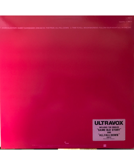 Ultravox - U-Vox - Tron Records | Vinyl LP - Ultravox Electronic SYNTH-POP