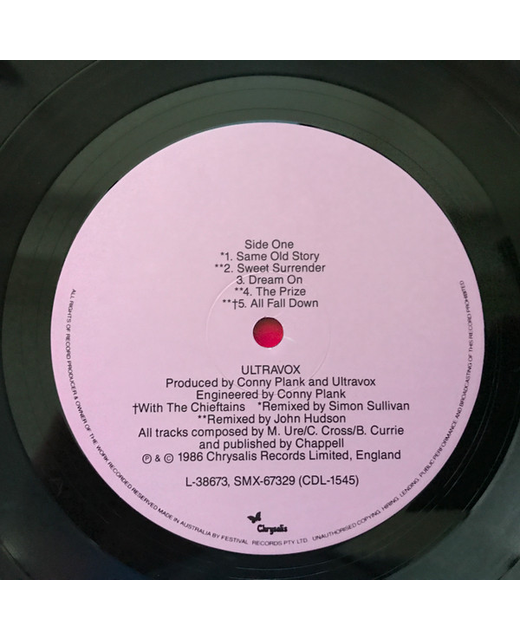 Ultravox - U-Vox - Tron Records | Vinyl LP - Ultravox Electronic Synth-Pop