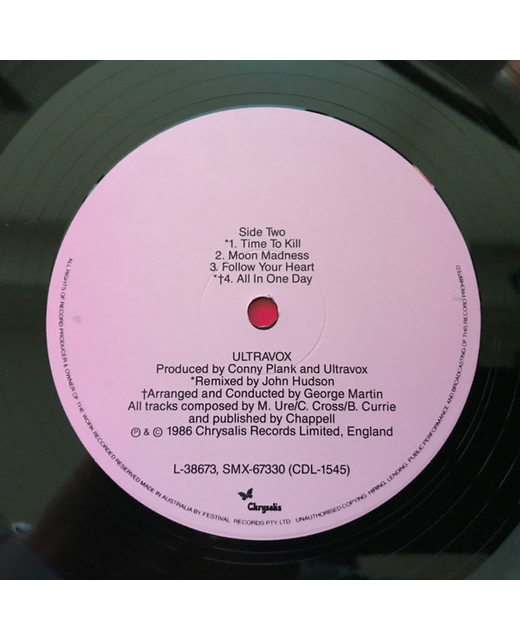 Ultravox - U-Vox - Tron Records | Vinyl LP - Ultravox Electronic Synth-Pop