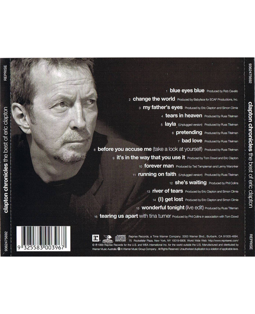 Eric Clapton - Clapton Chronicles (CD) - Tron Records | CDs - Eric Clapton ROCK blues rock (Mint)