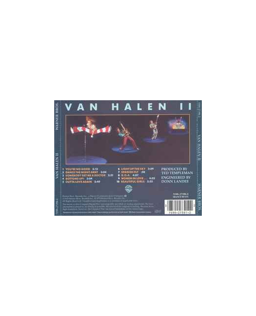 Van Halen - Van Halen II - Tron Records | CDs - Van Halen ROCK HARD ...