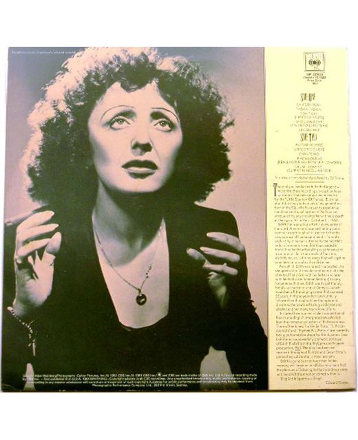 Edith Piaf - The Great Edith Piaf - Tron Records | Vinyl LP - Edith ...