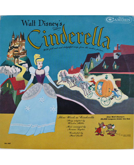 Ilene Woods With Full Cast - Walt Disney's Cinderella - Tron Records ...