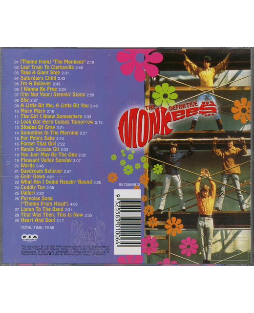 The Monkees - The Definitive Monkees (CD) - Tron Records | CDs - The ...