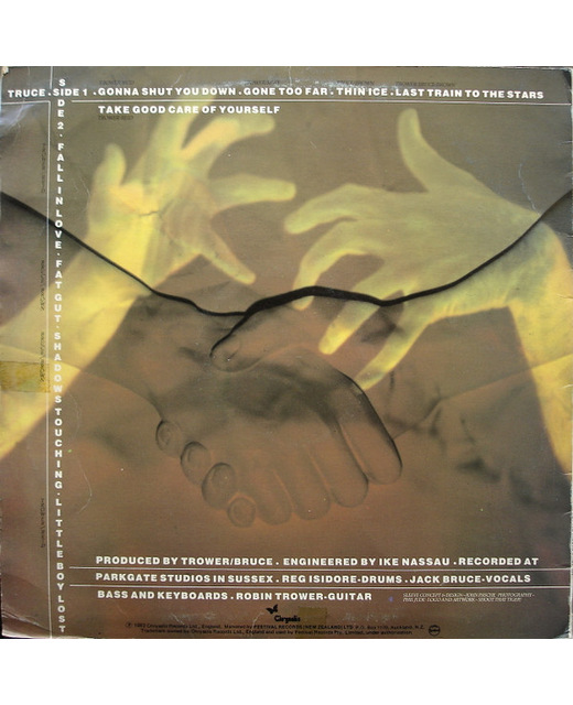 Robin Trower / Jack Bruce - Truce (12") - Tron Records | Vinyl LP ...