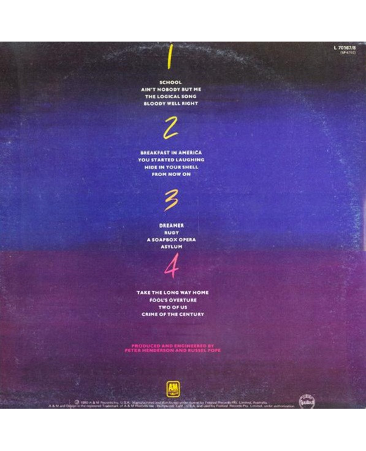 Supertramp - Paris (2xLP) - Tron Records | Vinyl LP - Supertramp ROCK POP ROCK