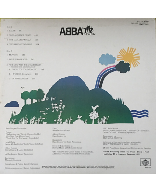 ABBA - The Album (12") - Tron Records | Vinyl LP - Abba ROCK POP ROCK