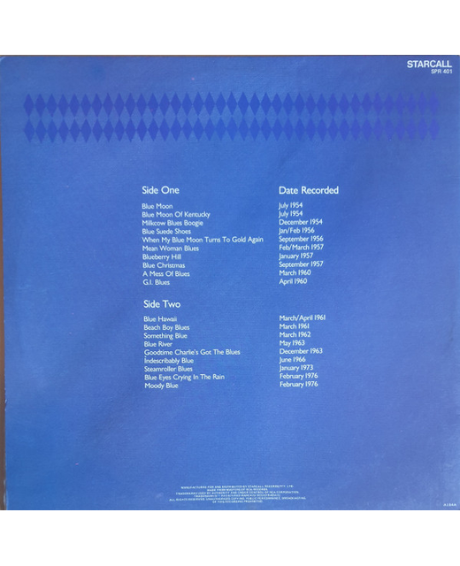 Elvis Presley - Elvis Blue - Tron Records | Vinyl LP - Elvis Presley ...