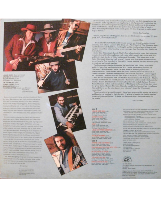 Lonnie Mack - Strike Like Lightning (12") - Tron Records | Vinyl LP ...