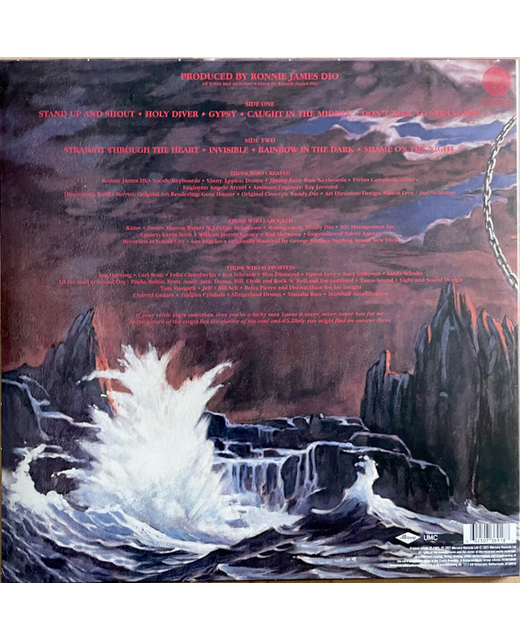 Dio – Holy Diver - Tron Records | Vinyl LP - Dio ROCK HEAVY METAL