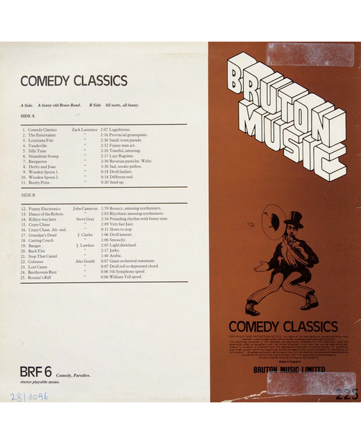 Various – Comedy Classics - Tron Records | Vinyl LP - VARIOUS JAZZ