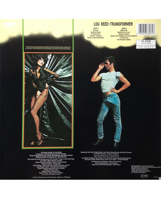 Lou Reed – Transformer - Tron Records | Vinyl LP - Lou Reed ROCK GLAM MINT