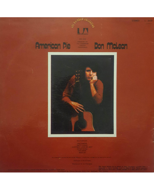 Don McLean – American Pie - Tron Records | Vinyl LP - Don McLean ROCK ...